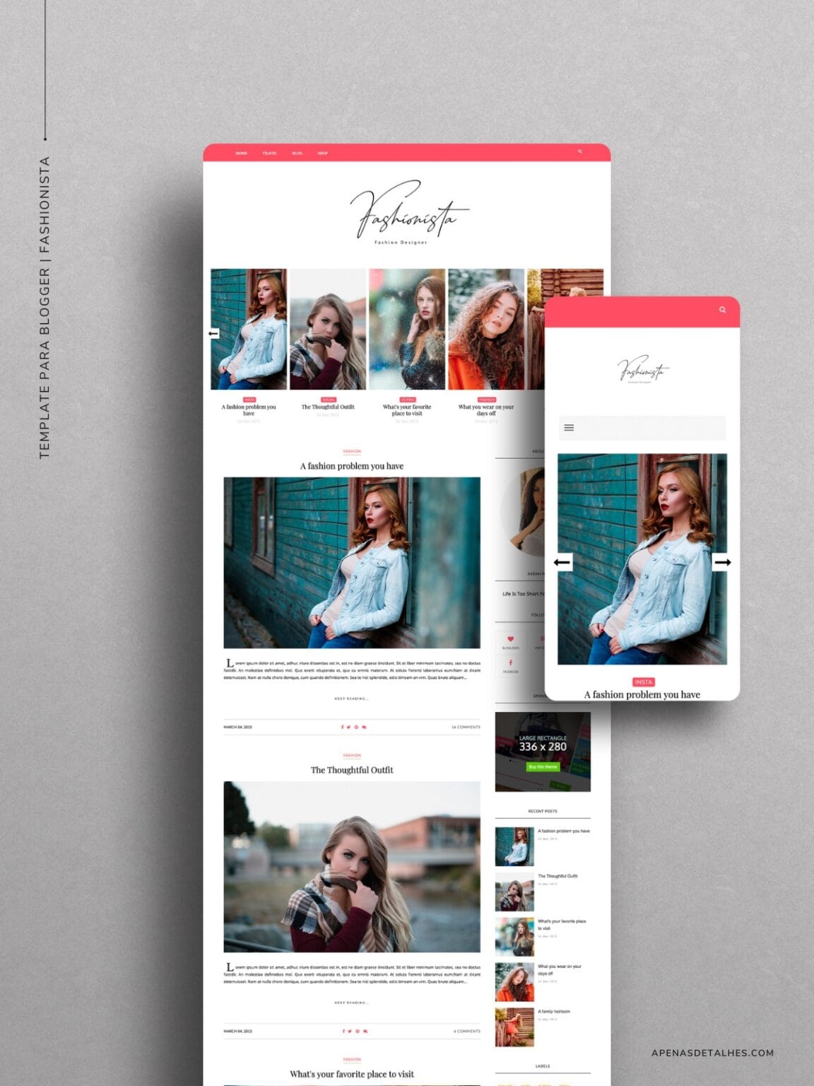 Layouts para Blogger | Templates gratuitos e responsivos - Apenas Detalhes